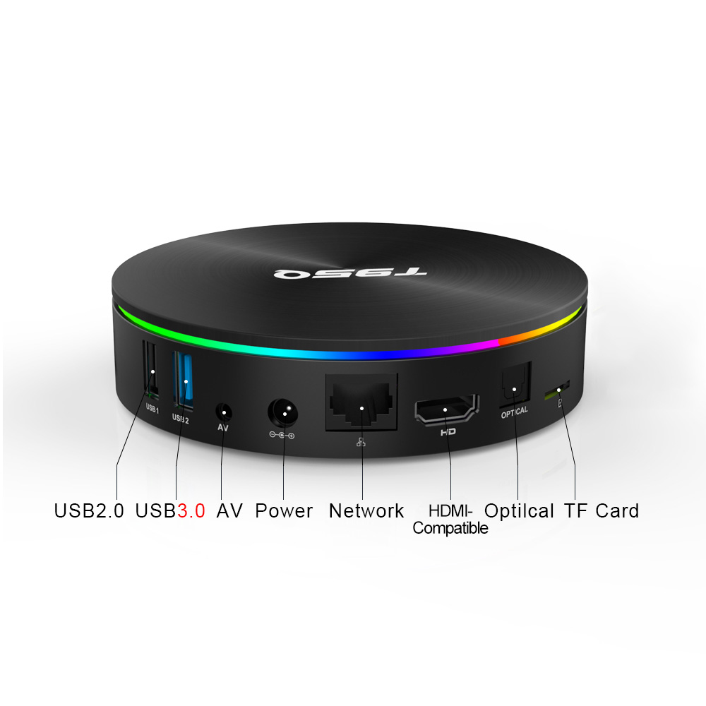 Android 9.0 TV Box T95Q Amlogic S905X2 flix iptv - leadcool