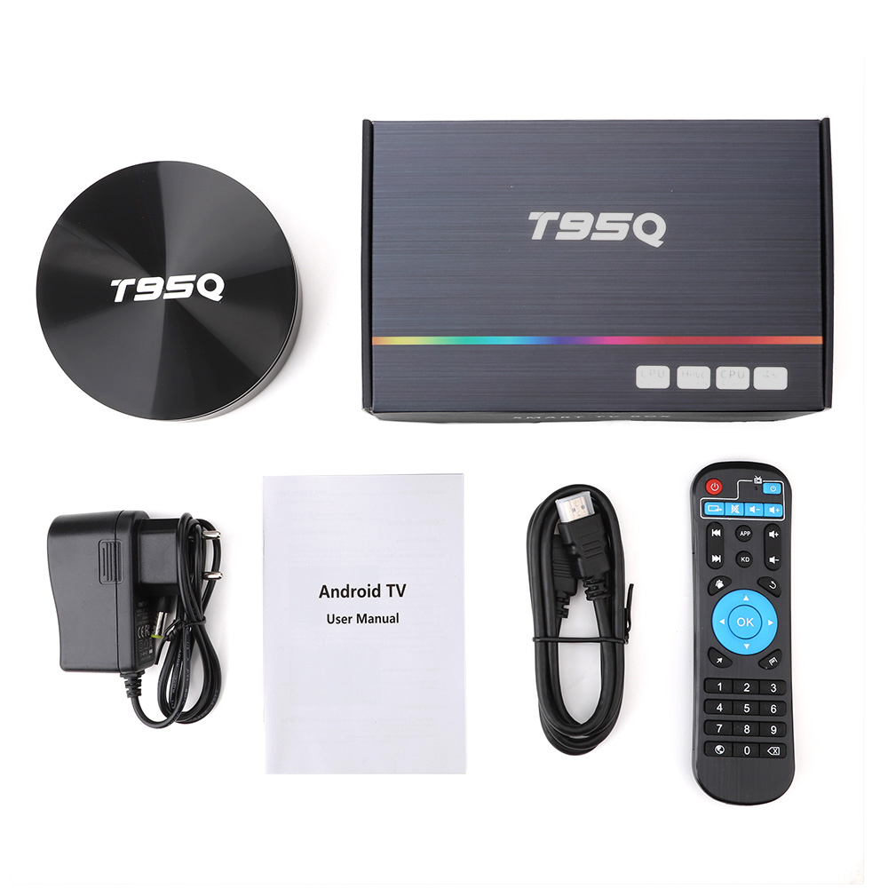 Android 9.0 TV Box T95Q Amlogic S905X2 flix iptv - leadcool