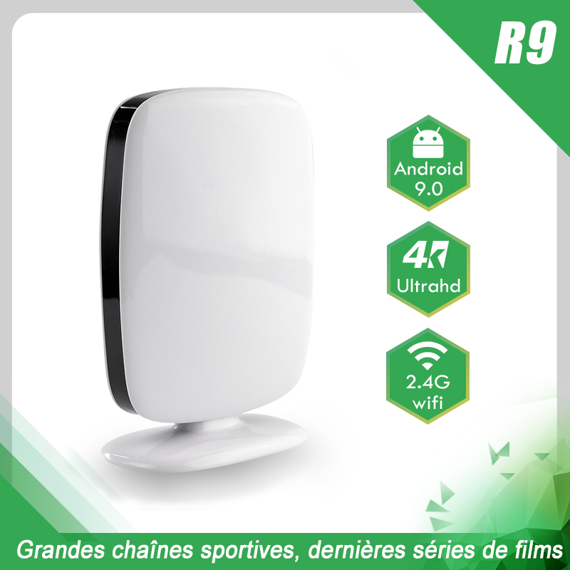 R9 Android 9.0 4K TV Box IPTV box with Live Sport iptv - leadcool