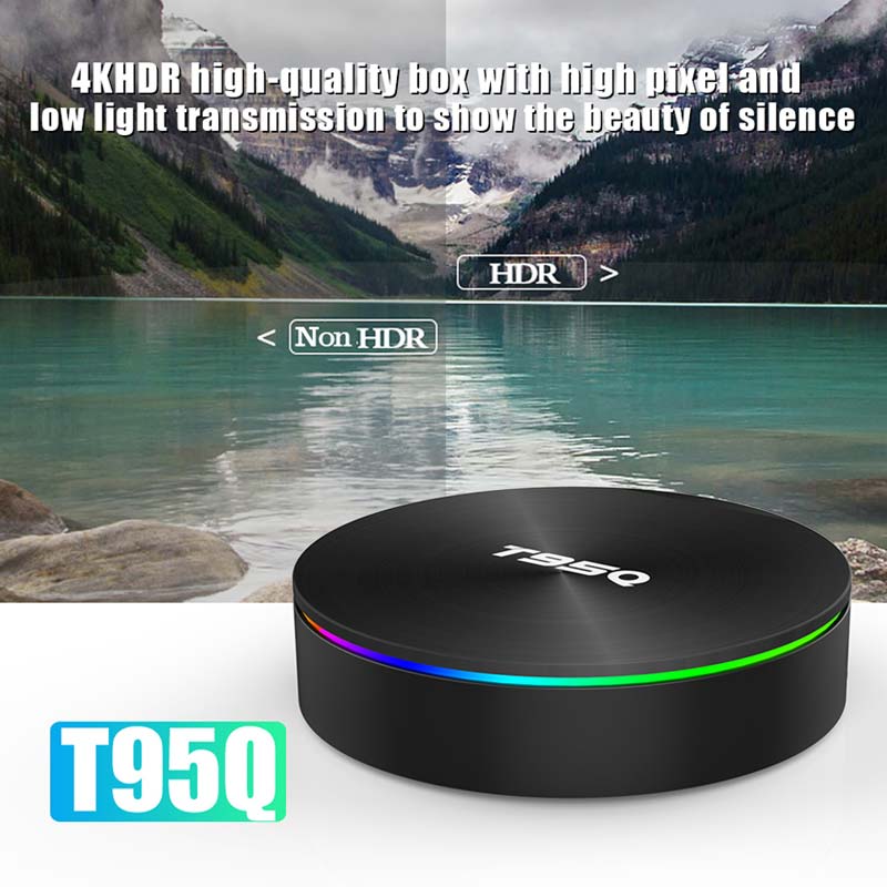 Android 9.0 TV Box T95Q Amlogic S905X2 flix iptv - leadcool